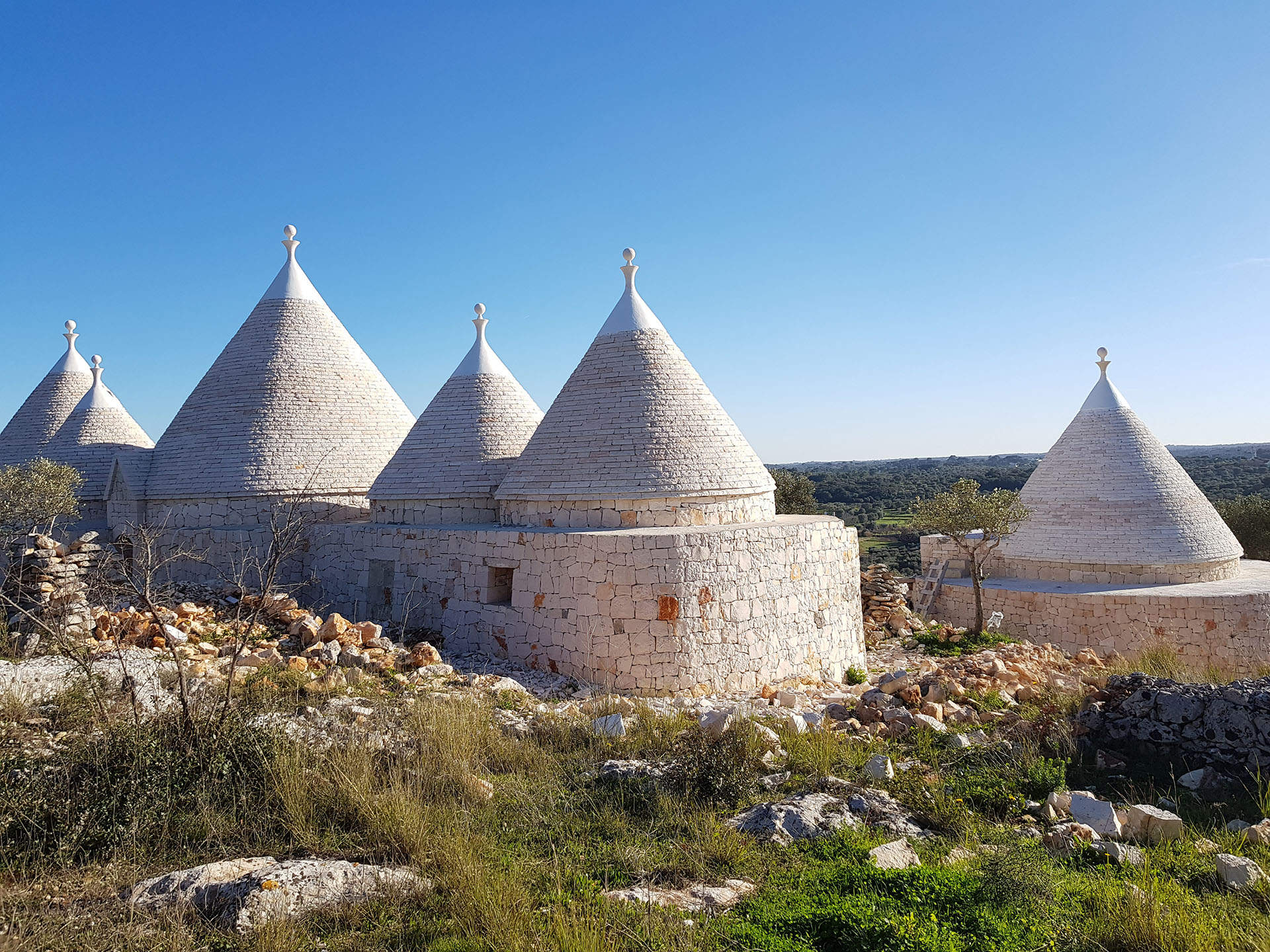 TRULLI WITH POOL AND PANORAMIC VIEW IN OSTUNI, APULIA